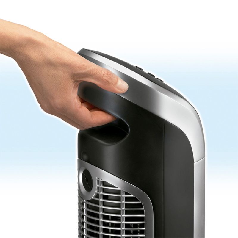 Ventilador de Torre SAMURAI Eole Infinite Negro con Plateado - Imusa