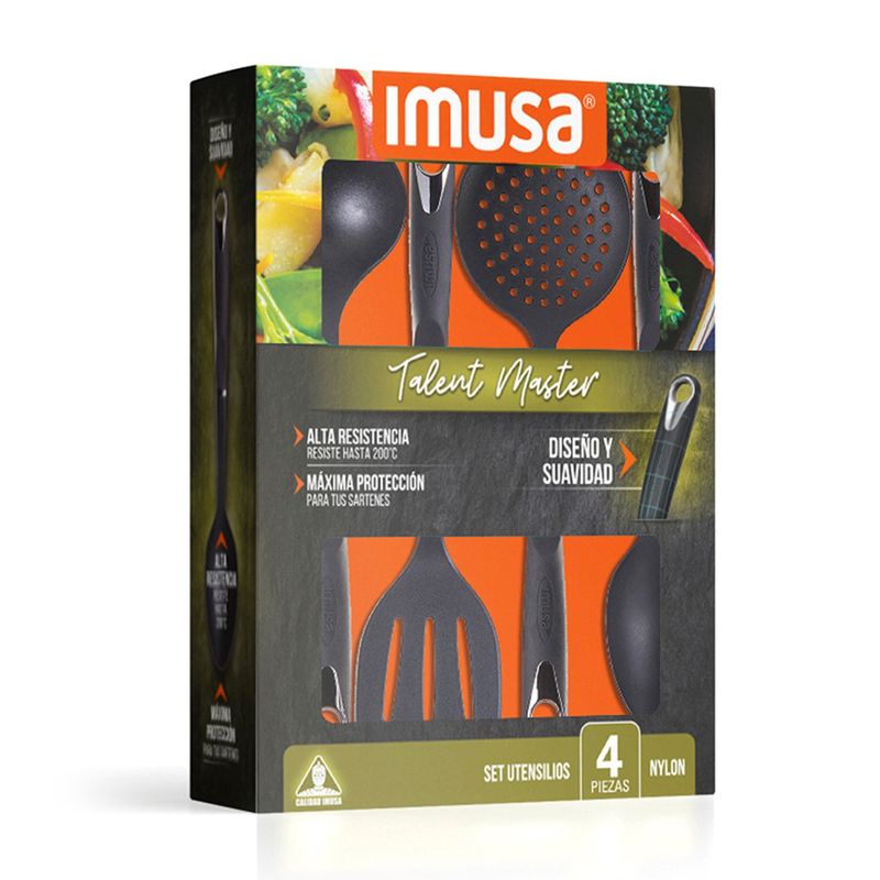 Set de 4 Utensilios IMUSA Talent Master - Imusa