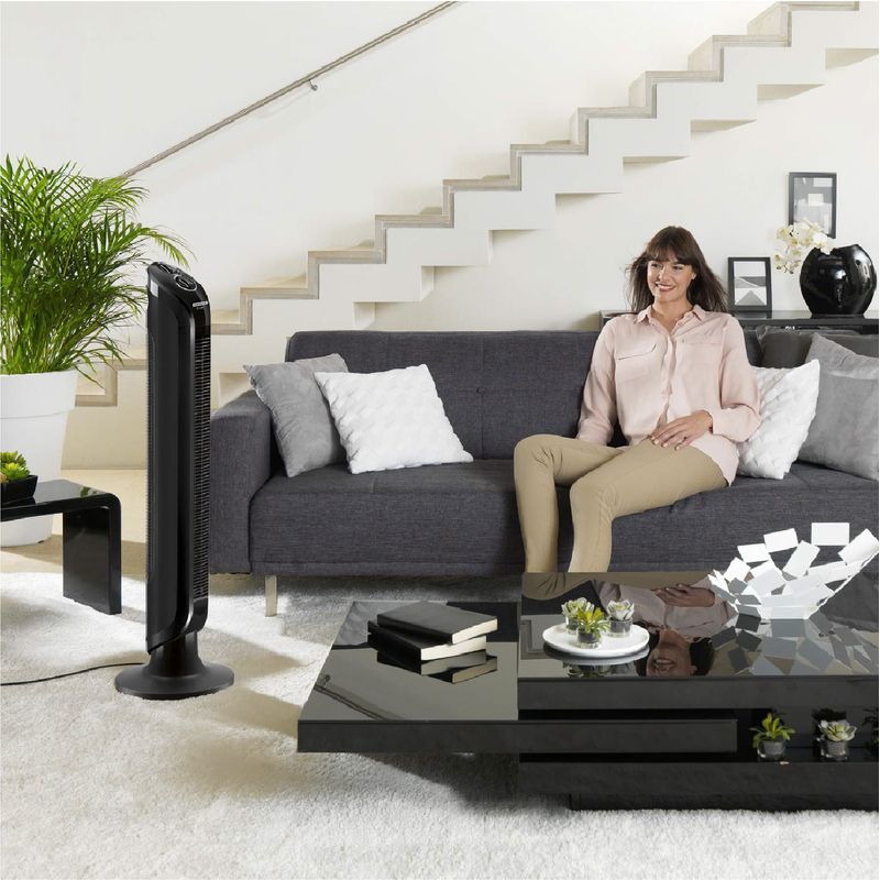 Ventilador de Torre SAMURAI Eole Negro - Imusa