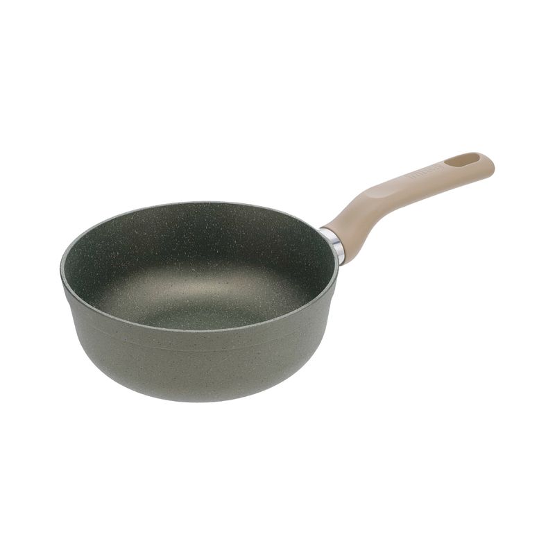 Perol IMUSA TERRA de 18cm Verde con tapa de vidrio - Imusa