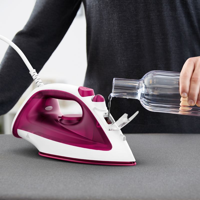 Plancha T-FAL Steam Essential Iron Rosada - Imusa