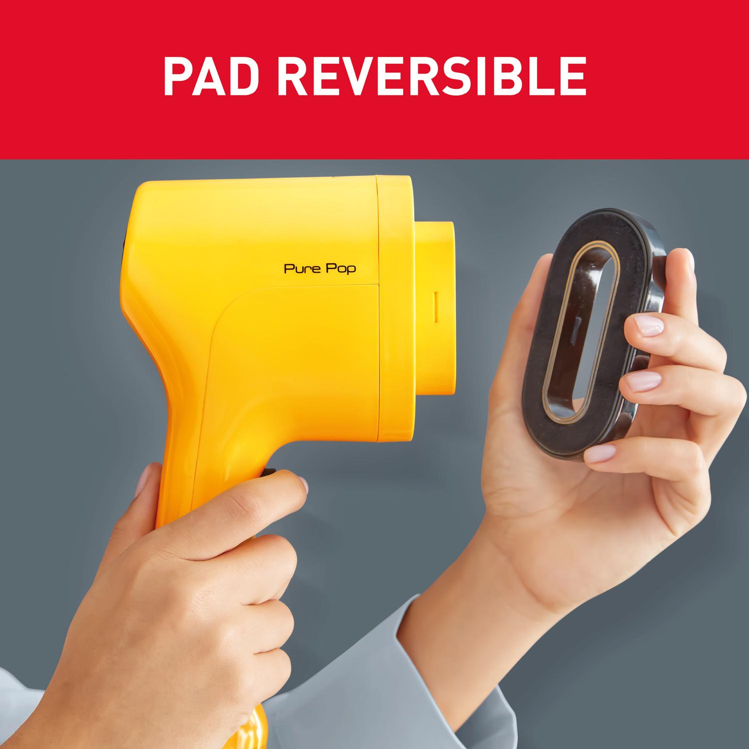 Plancha Vertical T-FAL Pure Pop Amarilla con Pad Reversible - Imusa