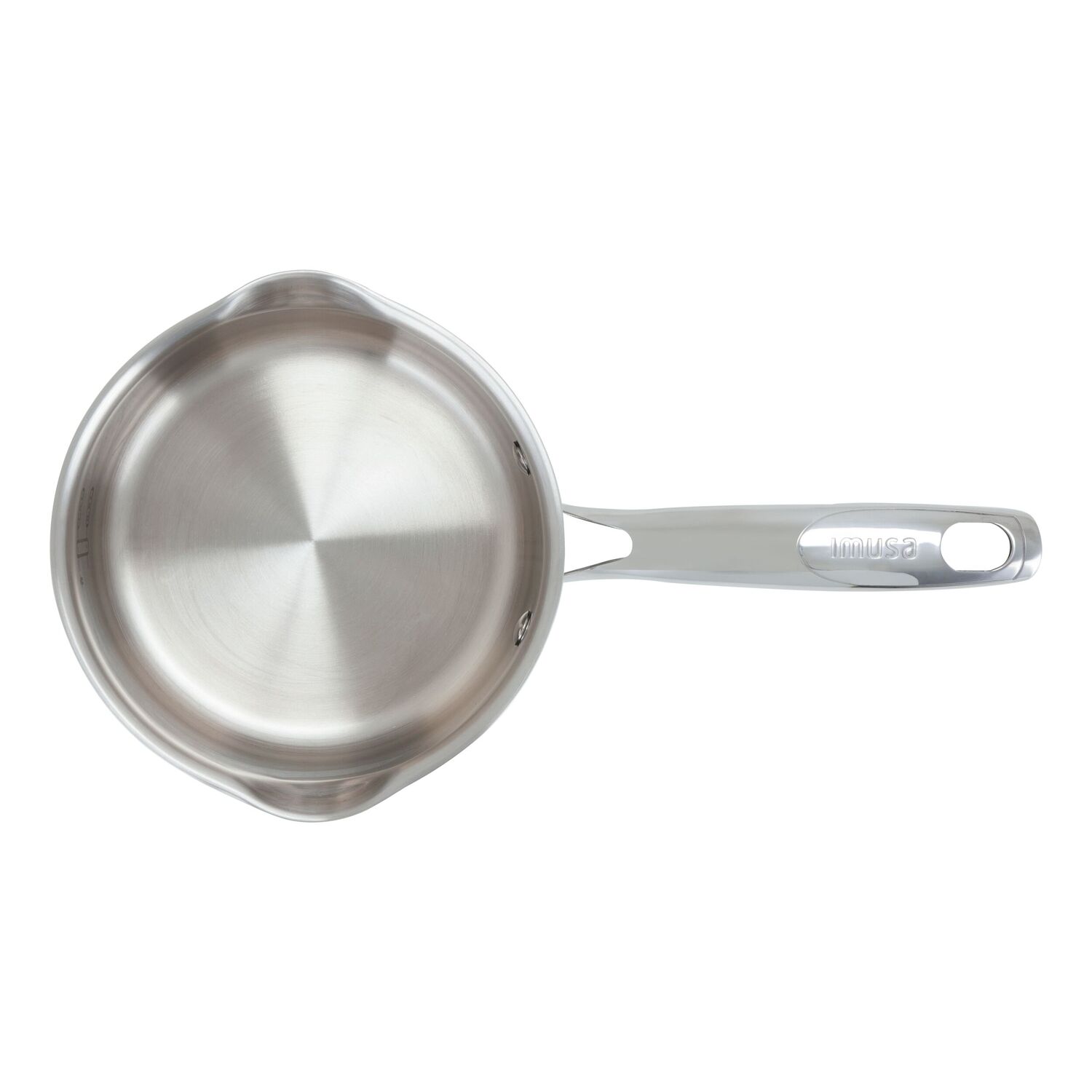 Perol IMUSA Maestro 16cm Acero inoxidable Tapa de Vidrio - Imusa