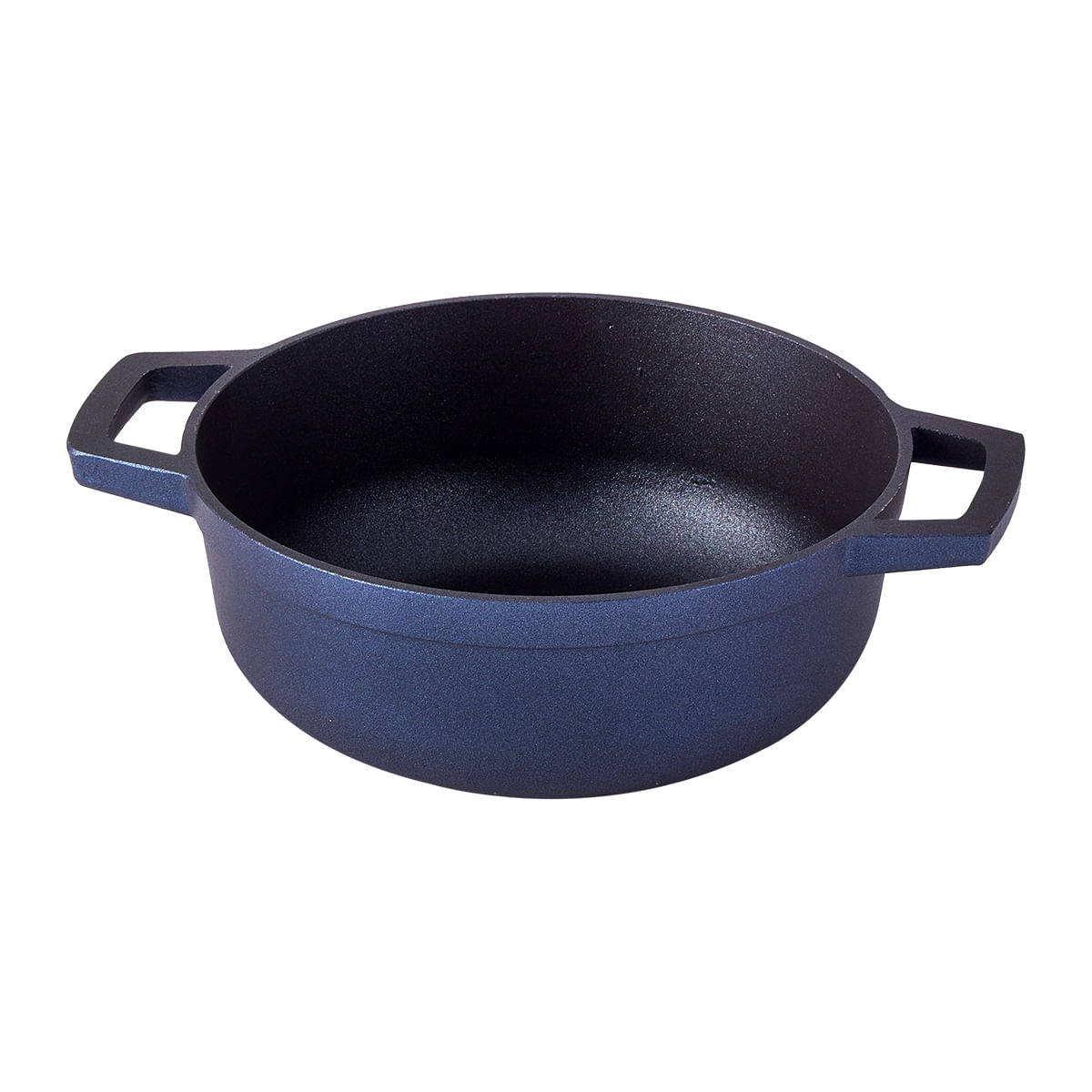 Caldero IMUSA Carmen de Viboral 14cm Aluminio Azul Fundido Tapa de ...